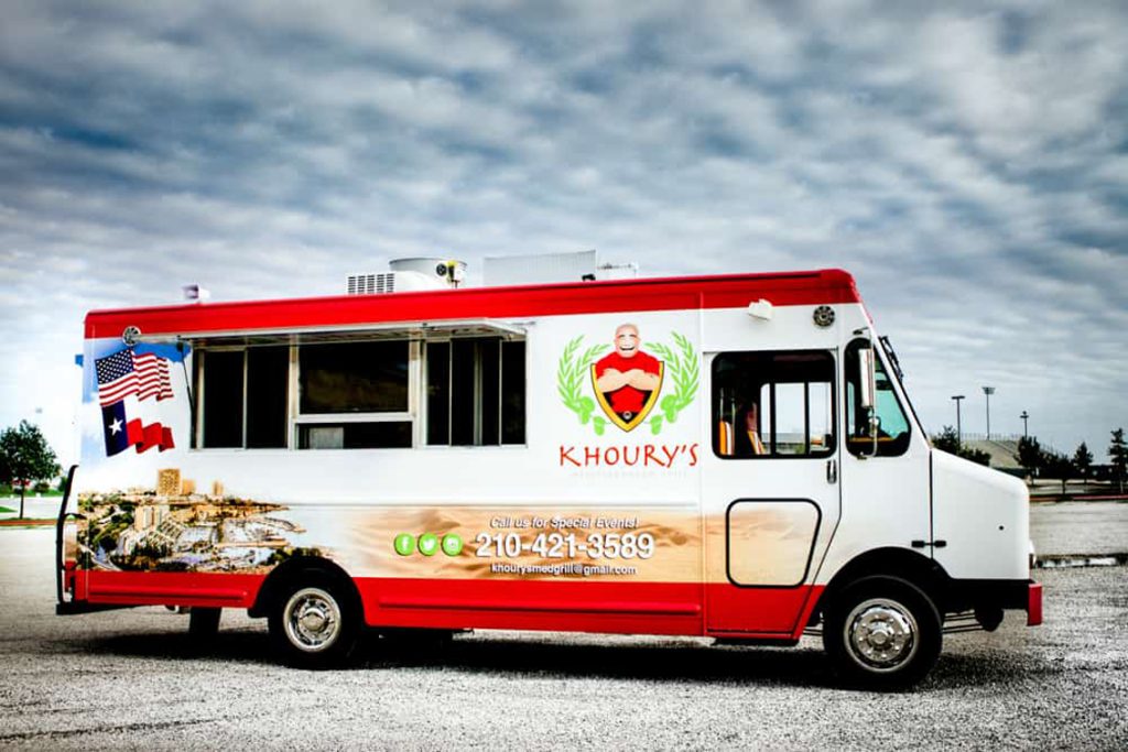 Khourys Mediterranean Grill Food Truck - Cruising Kitchens