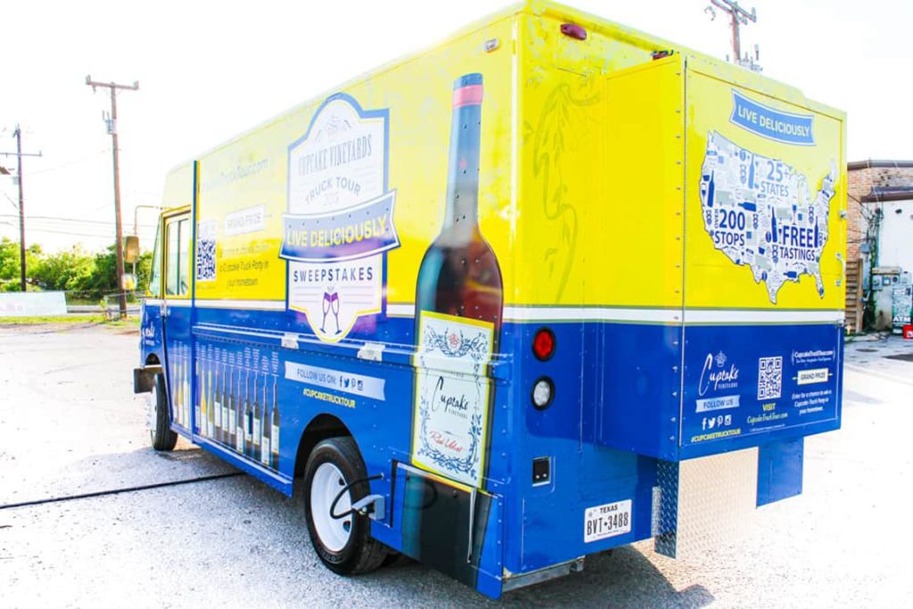 Cupcake Vineyards Mobile Office Truck - Cruising Kitchens