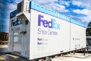 FedEx Mobile Office Shipping Container - Cruising Kitchens
