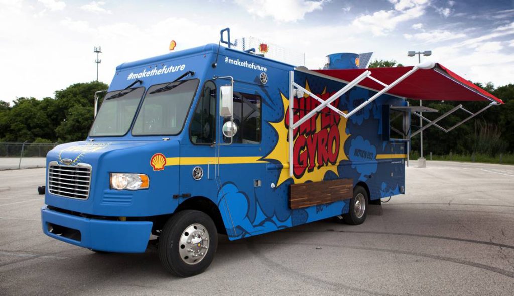 Shell – Super Gyro Food Bank Truck - Cruising Kitchens