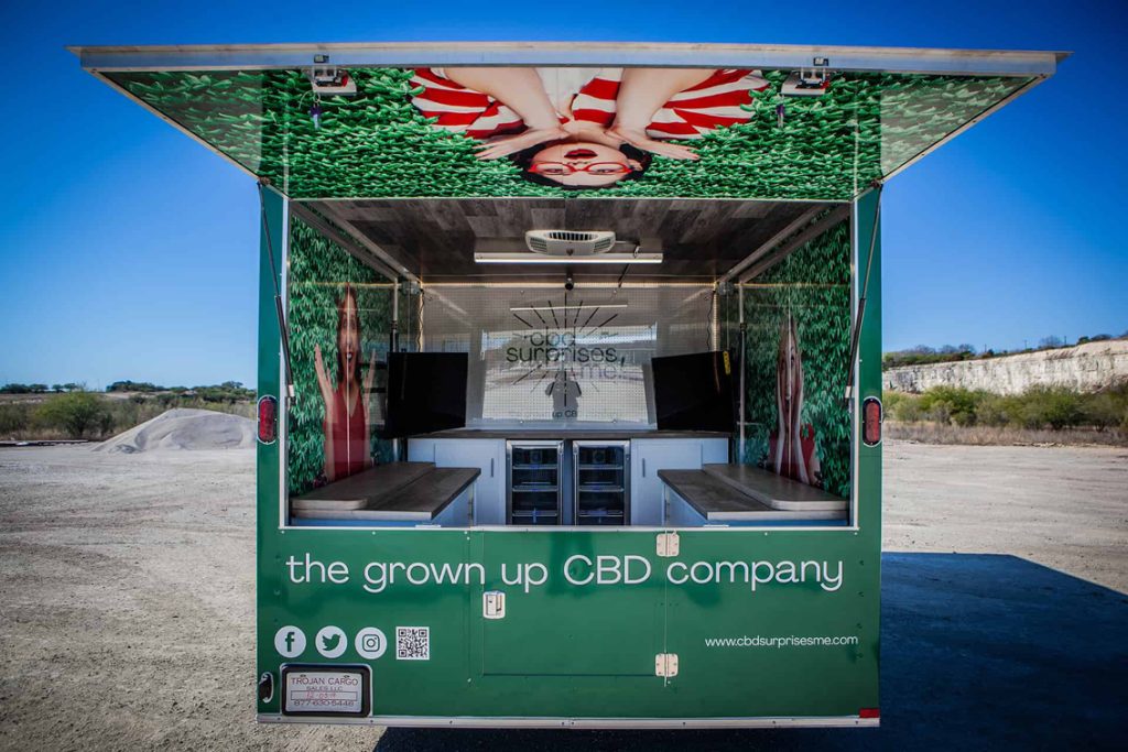 CBD Surprises Me CBD Dispensary Trailer - Cruising Kitchens