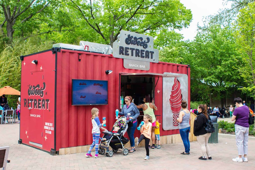 Cincinnati Zoo Snack Bar Shipping Container Kitchen - Cruising Kitchens