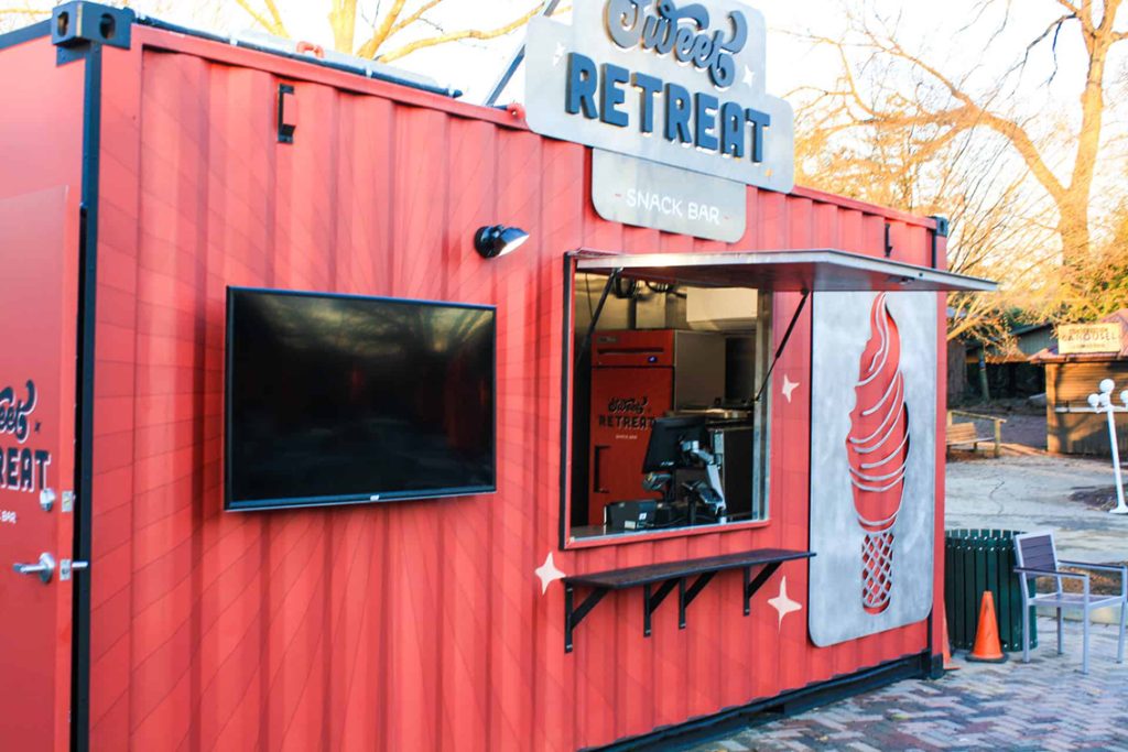 Cincinnati Zoo Snack Bar Shipping Container Kitchen - Cruising Kitchens
