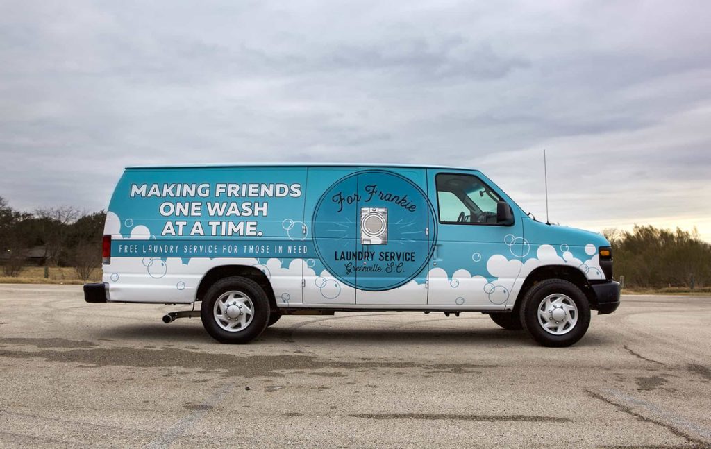 For Frankie Mobile Laundry Service Van - Cruising Kitchens