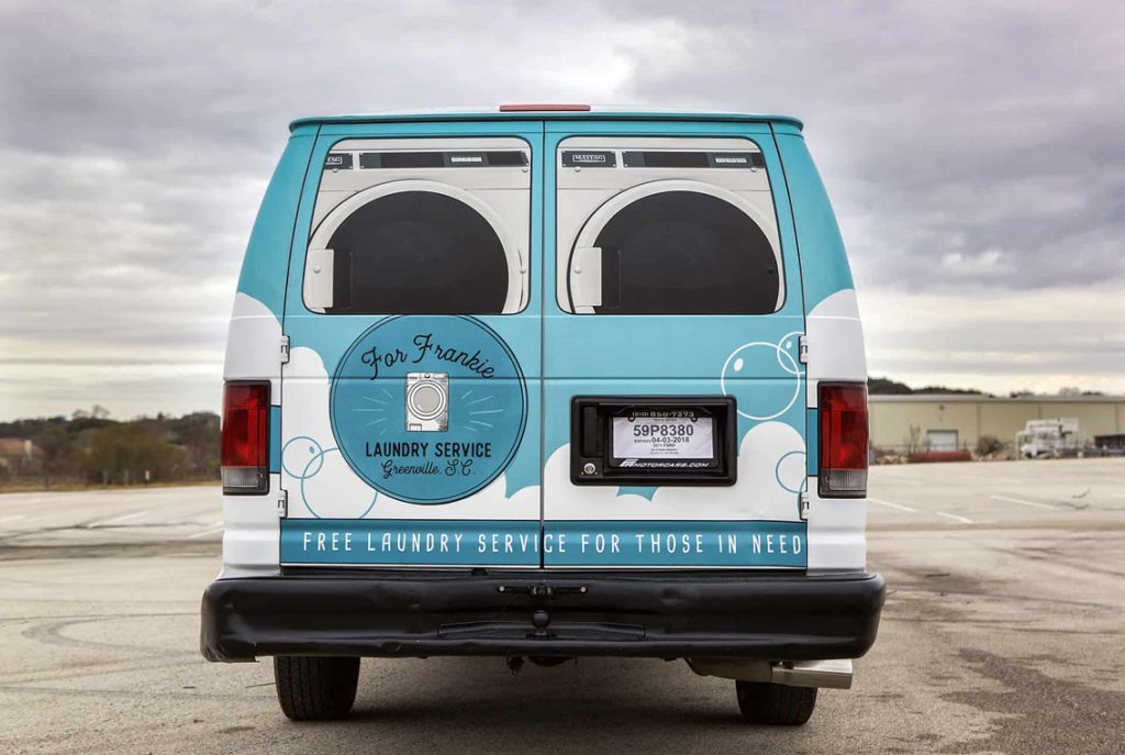For Frankie Mobile Laundry Service Van - Cruising Kitchens