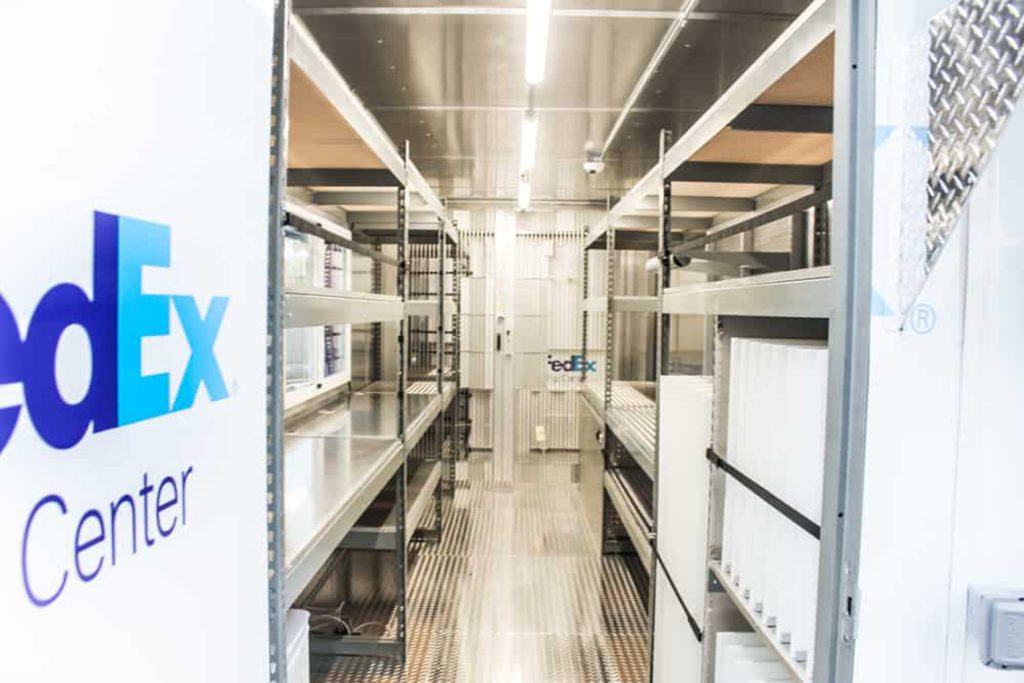 FedEx Mobile Office Shipping Container - Cruising Kitchens