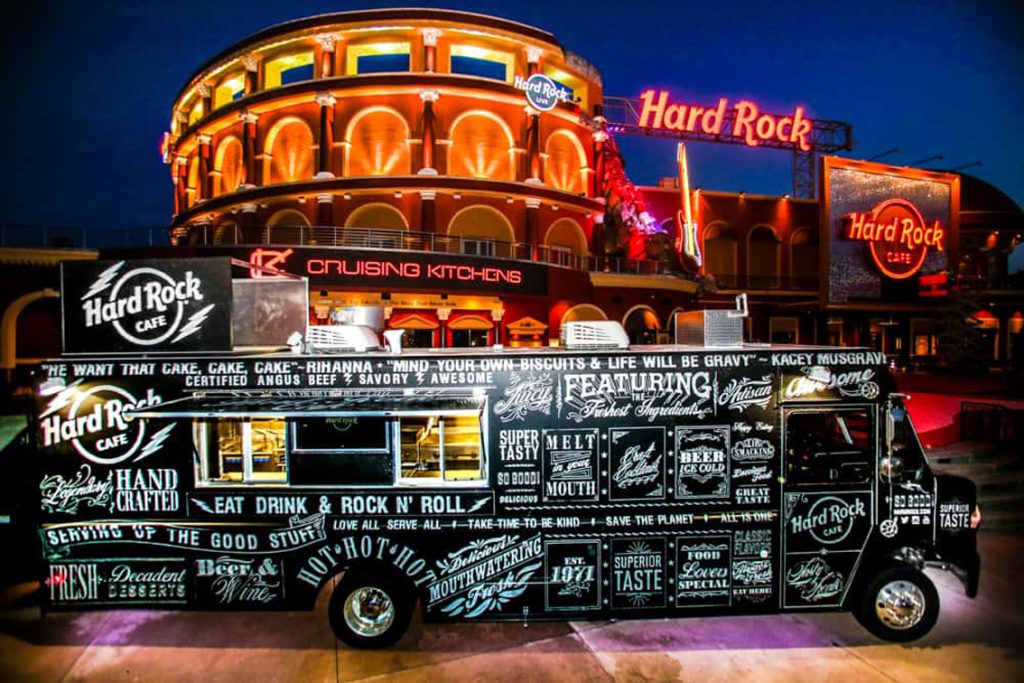 Hard Rock Cafe Orlando Food Truck - Cruising Kitchens