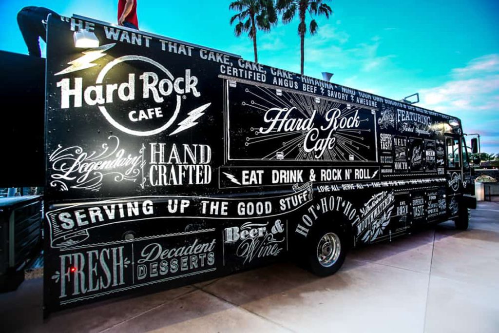 Hard Rock Cafe Orlando Food Truck - Cruising Kitchens