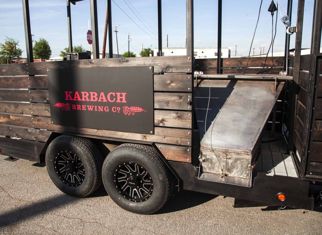 Karbach Crawfish Food Cart Trailer - Cruising Kitchens