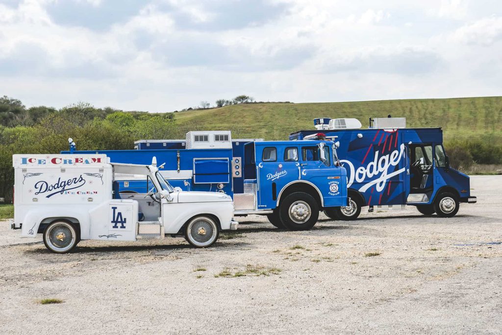 LA Dodgers Firetruck Keg On Wheels - Cruising Kitchens