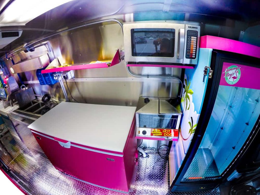 Flamingo Ray’s Shaved Ice Food Truck - Cruising Kitchens