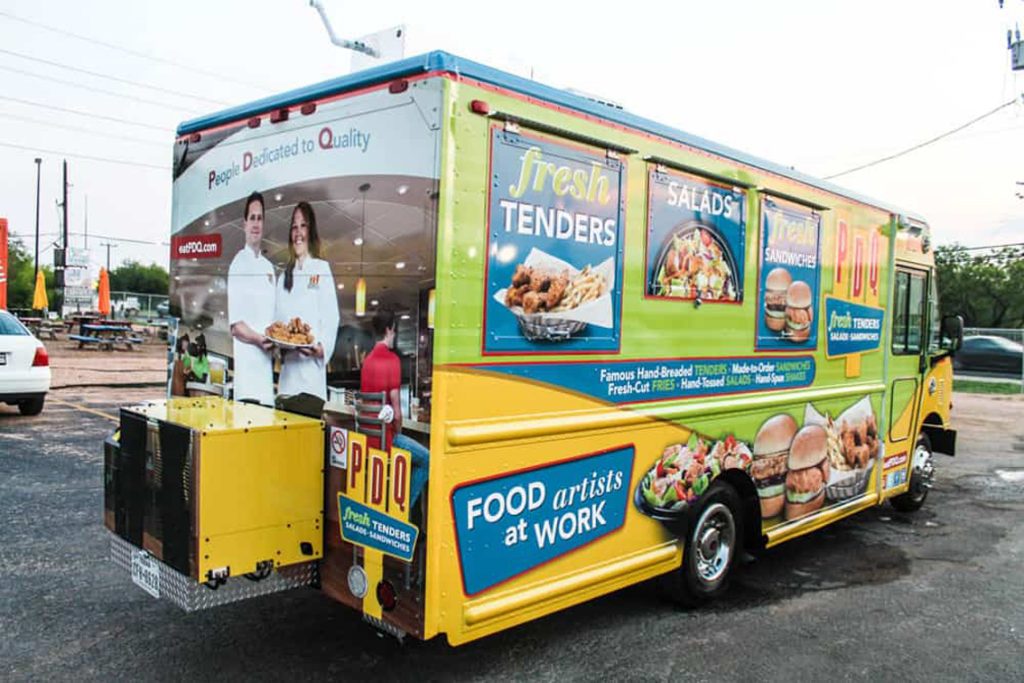 PDQ Chicken Tender Food Truck - Cruising Kitchens