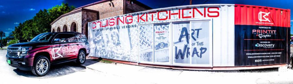 Print-It Wraps & Graphics Container - Cruising Kitchens