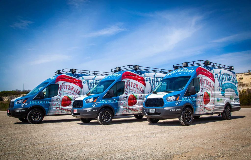 Waterloo Ford Transit Promotional Vans - Cruising Kitchens