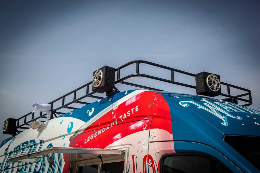 Waterloo Ford Transit Promotional Vans - Cruising Kitchens