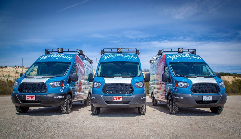 Waterloo Ford Transit Promotional Vans - Cruising Kitchens