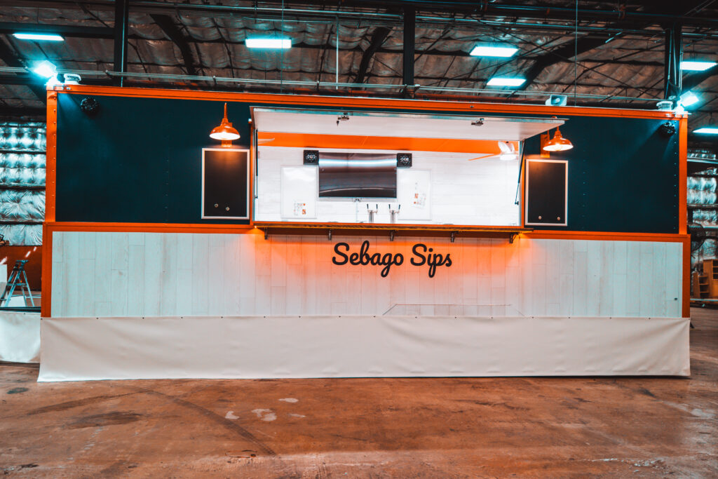 Sebago Sips Trailer Bar - Cruising Kitchens - Custom Built