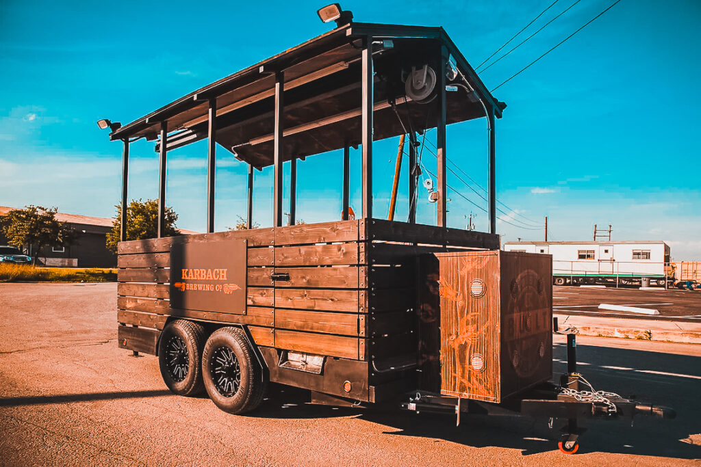 Karbach Crawfish Food Cart Trailer - Cruising Kitchens