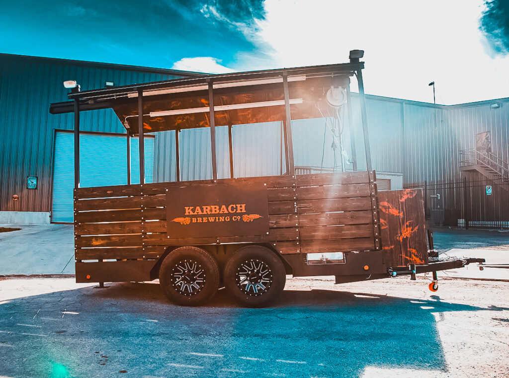 Karbach Crawfish Food Cart Trailer - Cruising Kitchens