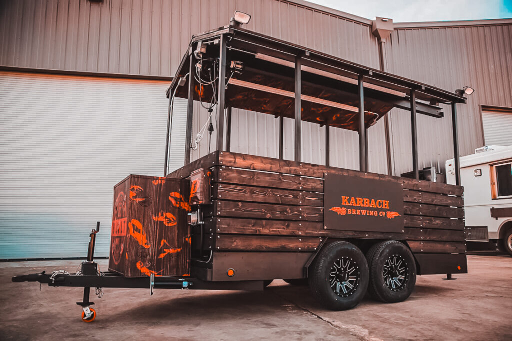 Karbach Crawfish Food Cart Trailer - Cruising Kitchens