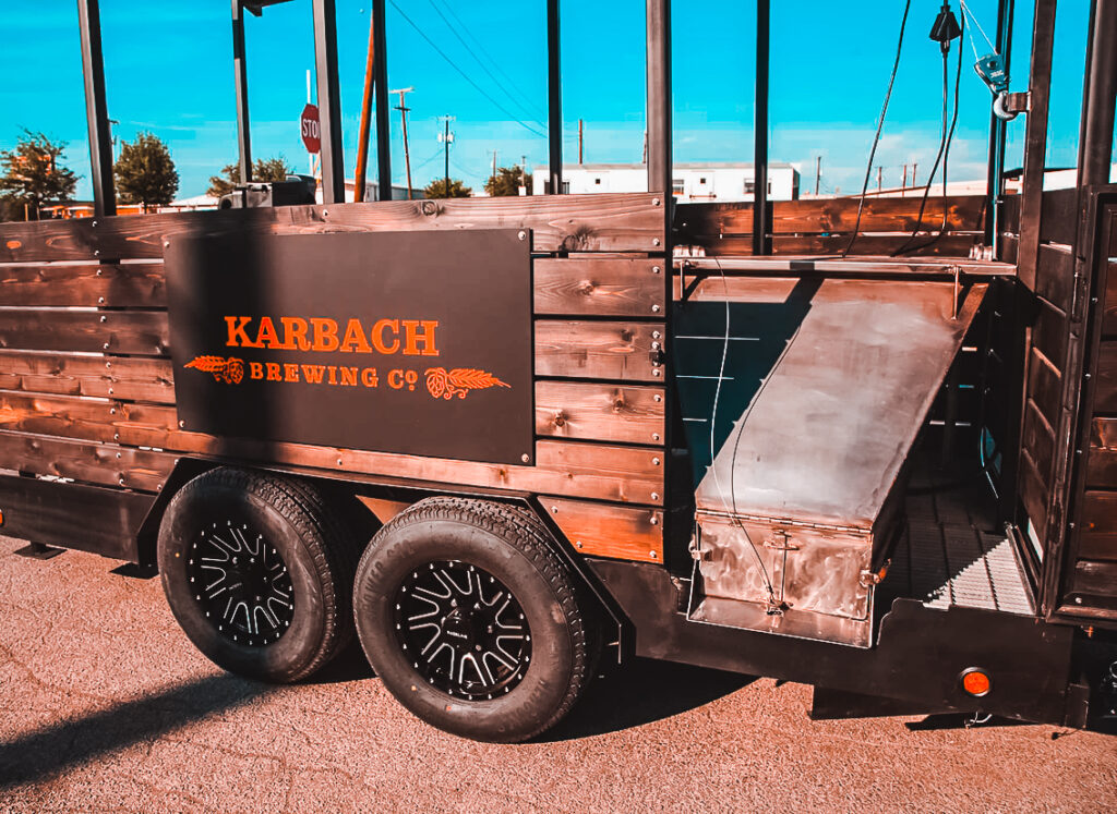 Karbach Crawfish Food Cart Trailer - Cruising Kitchens
